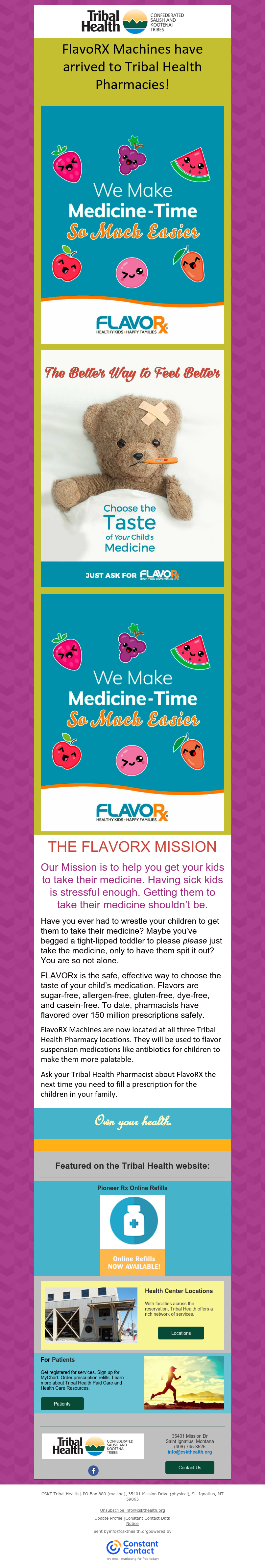 FlavoRX Machines have arrived to Tribal Health Pharmacies! - Tribal ...